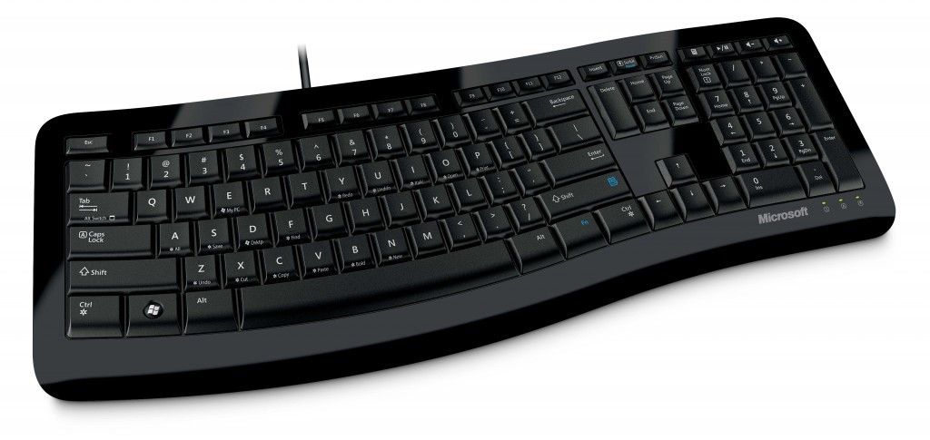 Microsoft presenta la nuova tastiera Comfort Curve Keyboard 3000 ...
